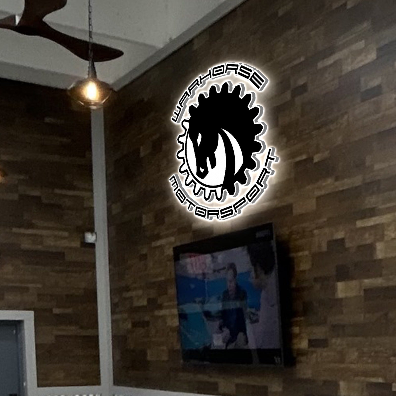 Custom Acrylic Backlit Sign For Andrew Cataline – Custom Signs Makers